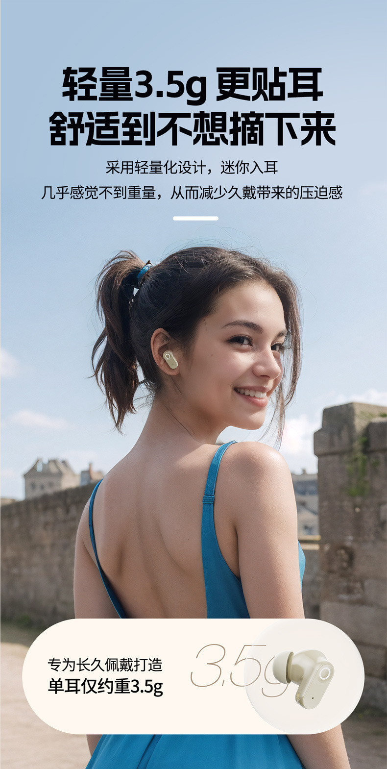 Q1pro 数显短柄入耳式蓝牙耳机真无线高颜值降噪超长续航运动通用-阿里巴巴