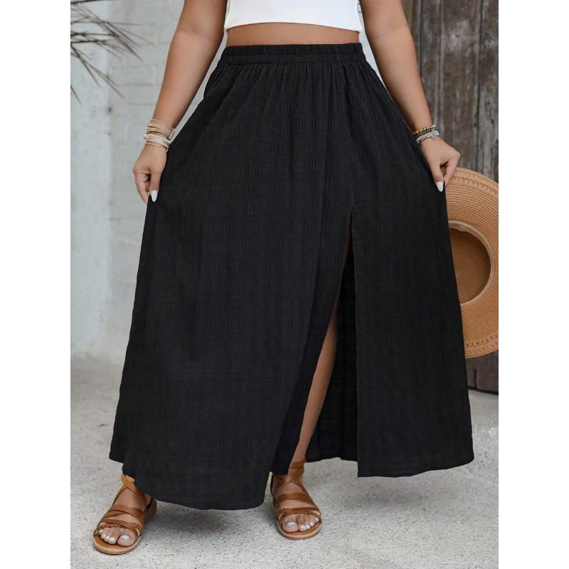 A4507 外贸代发速卖通跨境新款节日风格百搭休闲大码女士黑-阿里巴巴