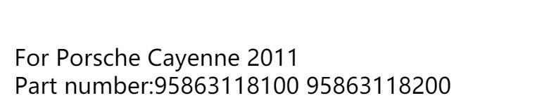 适用于保时捷卡宴 Porsche Cayenne 2011-2014 LED雾灯 日行灯-阿里巴巴