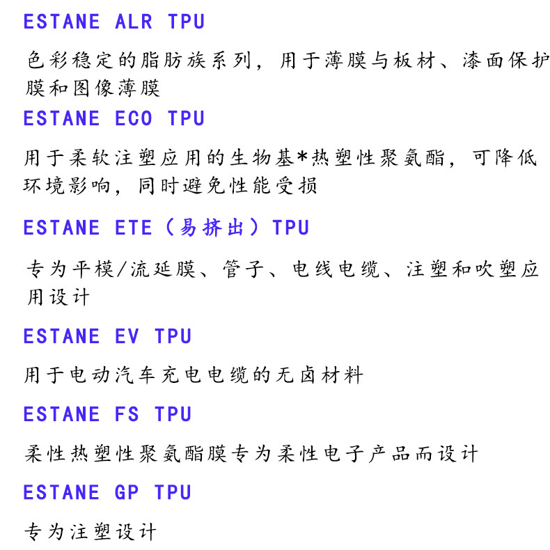ESTANE 2102 75A 路博润 透明耐化学性TPU 热塑性聚氨酯-阿里巴巴