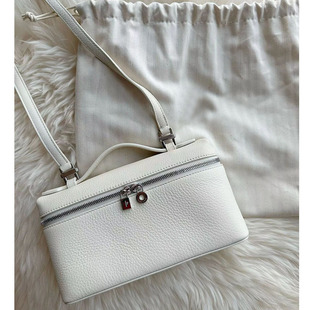 LP19新款单肩斜挎包lp饭盒包原版头层荔枝纹牛皮时尚跨境爆款-阿里巴巴