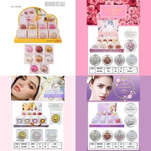 跨境新品LOLEETA高光仙女粉饼定妆持久腮红不脱妆防水超闪眼影-阿里巴巴