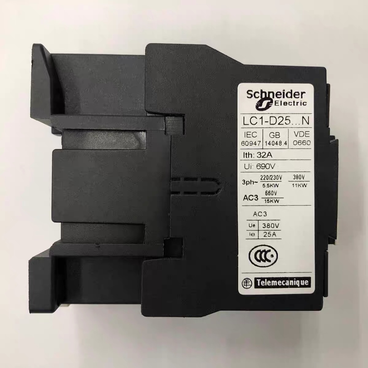 原装正品LC1-D2510M7N AC220V 50/60Hz Schneider三级交流接触器-阿里巴巴