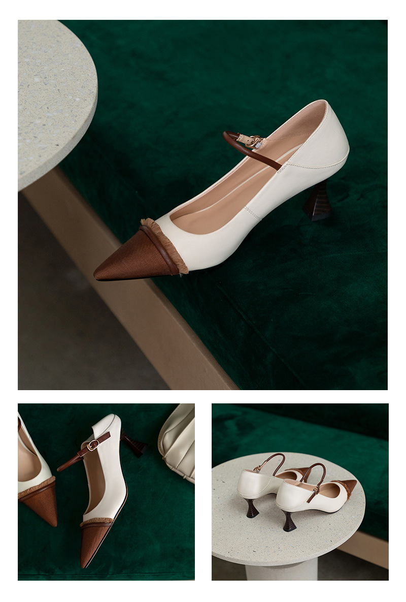 Chiko Noemy Pointed Toe Kitten Heels Pumps