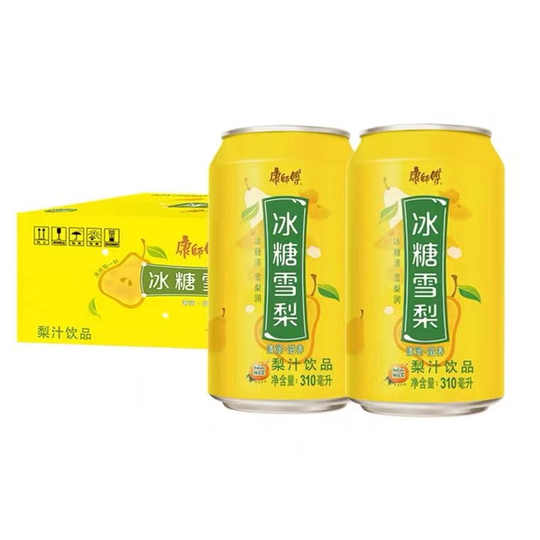 康师傅饮料罐装310ml24冰红茶24整箱每日C橙汁批发混搭饮品-阿里巴巴