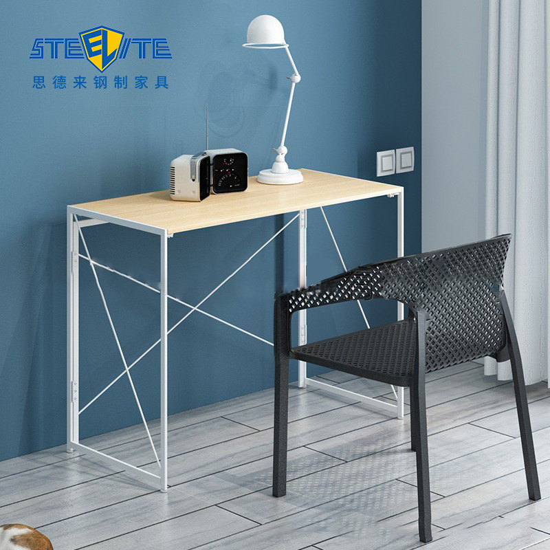 Simple Folding Table Training Table and Chair Conference Table Long ...