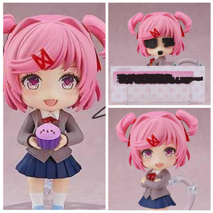 Q版粘土人 心跳文学部 2077# 夏树 可动换脸人偶动漫手办模型玩具-阿里巴巴