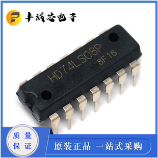全新进口原装 HD74LS08P 74LS08 直插DIP14 4路2输入与门 咨询-阿里巴巴