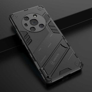 适用荣耀Magic3Pro支架手机壳honor70精孔保护套魔术3至臻版铠甲-阿里巴巴