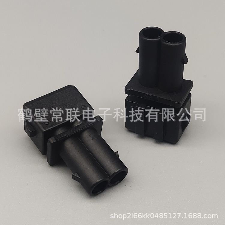 DJ7024-3.5-11 黑色3.5系列2孔公端护套 汽车雾灯转向灯座插头-阿里巴巴