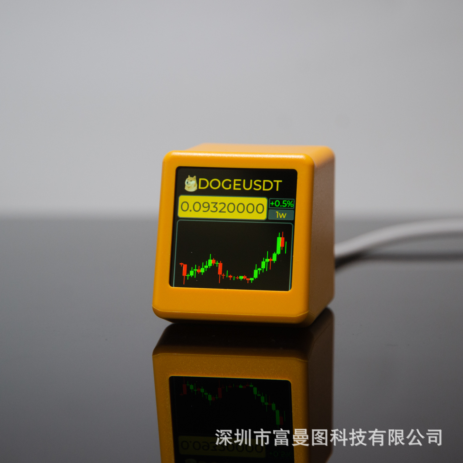 GeekMagic PRO股票行情显示器WiFi天气时钟汇率BTC加密货币实时价-阿里巴巴