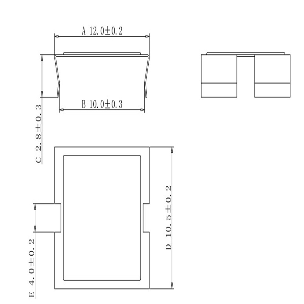 EFD10EFD12钢夹 EFD15 EFD20 EFD25钢夹变压器钢夹-阿里巴巴