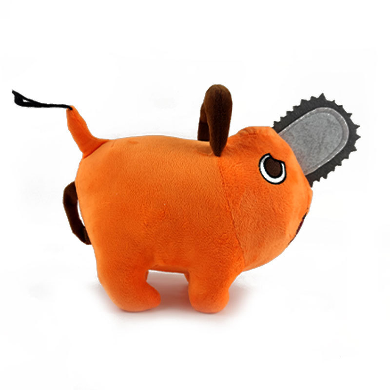 跨境新款波奇塔电锯人毛绒玩具恶魔啵奇塔娃娃抱枕玩具狗挂件玩偶-阿里巴巴
