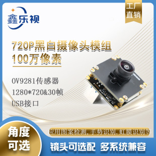 OV9281 720P 30FPS 黑白传感器 USB摄像头模组 用于机器视觉-阿里巴巴
