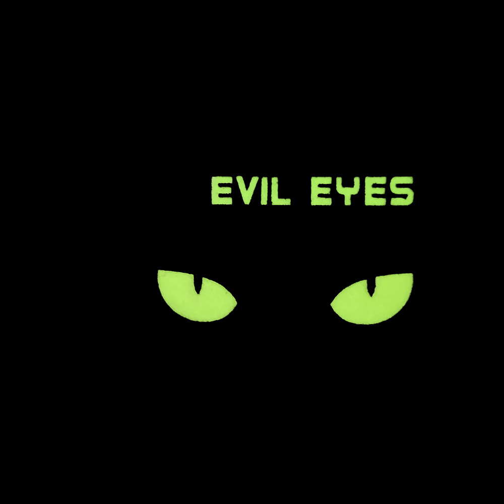 evil eye ir patches IR反光面料夜光魔术贴徽章邪恶的眼睛包贴章-阿里巴巴