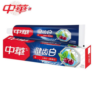 中华健齿白牙膏90g防蛀健白薄荷清新口气缤纷果味去牙渍整箱批-阿里巴巴