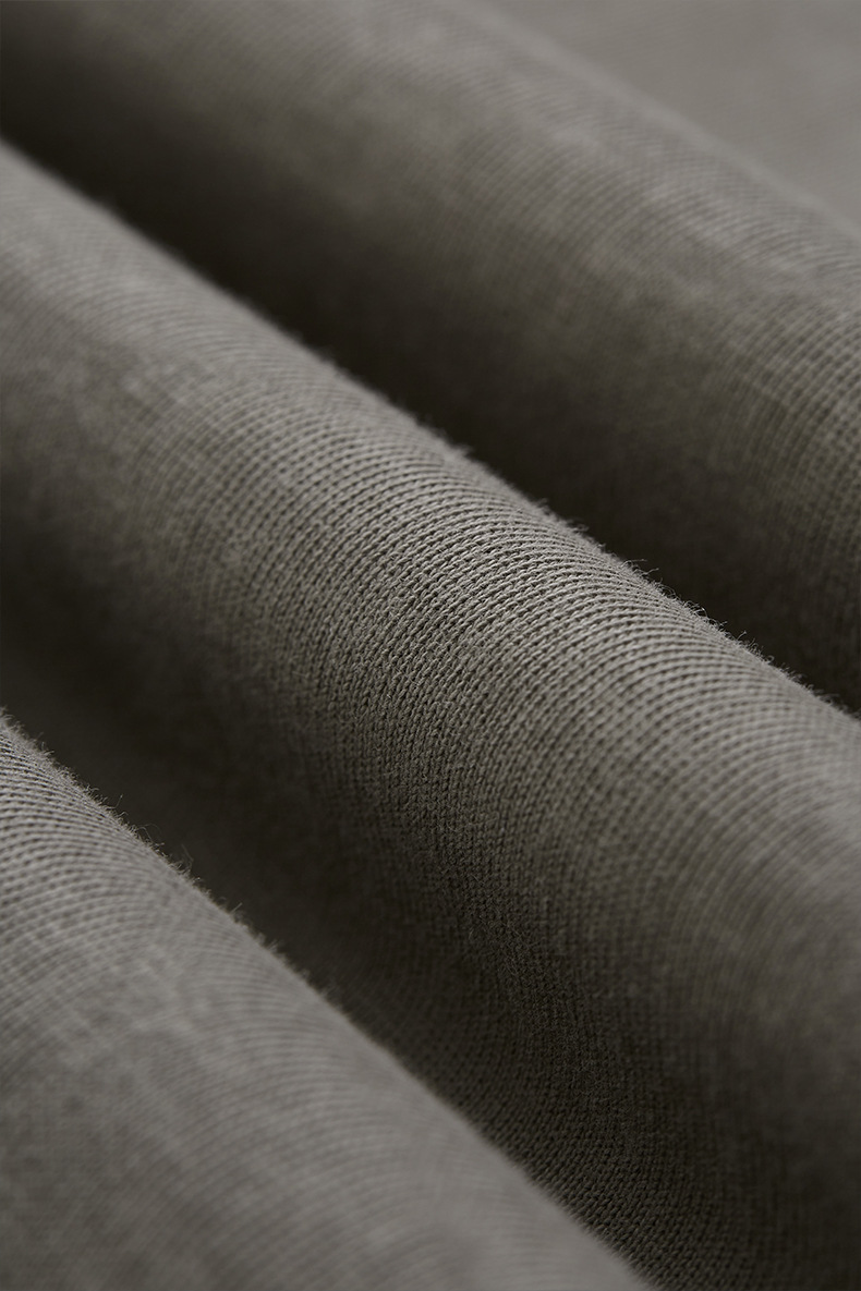 捷展男装|265G山系裂纹重磅日落印花T恤2025春夏新品宽松潮牌短袖-阿里巴巴