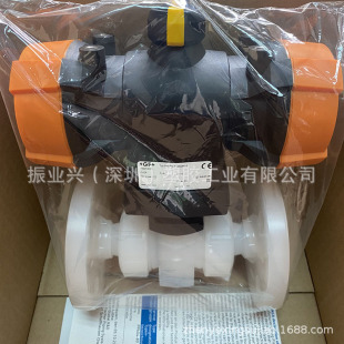 瑞士GF PVDF 法兰式气动球阀FPM 常闭FC 气动活接球阀 PN10/DN15-阿里巴巴