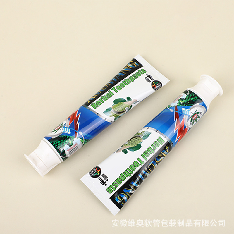 厂家直供120ml博士翻盖牙膏管冷烫工艺 牙膏包材 配盖可选-阿里巴巴