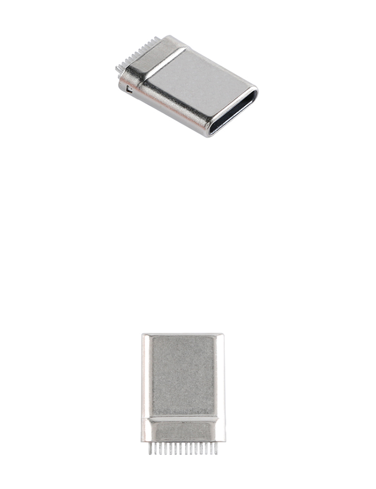 原装正品 USB Type-C 24P公头夹板0.8高速快充接口插头USB连接器-阿里巴巴