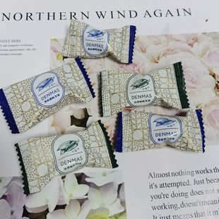 DENMAS抹茶味黑松露奶芙球500g约110颗喜糖休闲零食-阿里巴巴