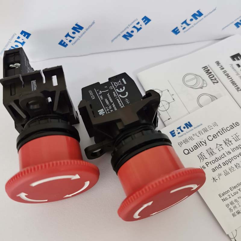全新伊顿穆勒急停按钮开关A22-E.STOP-K11原装A22-E.STOP-K01现货-阿里巴巴