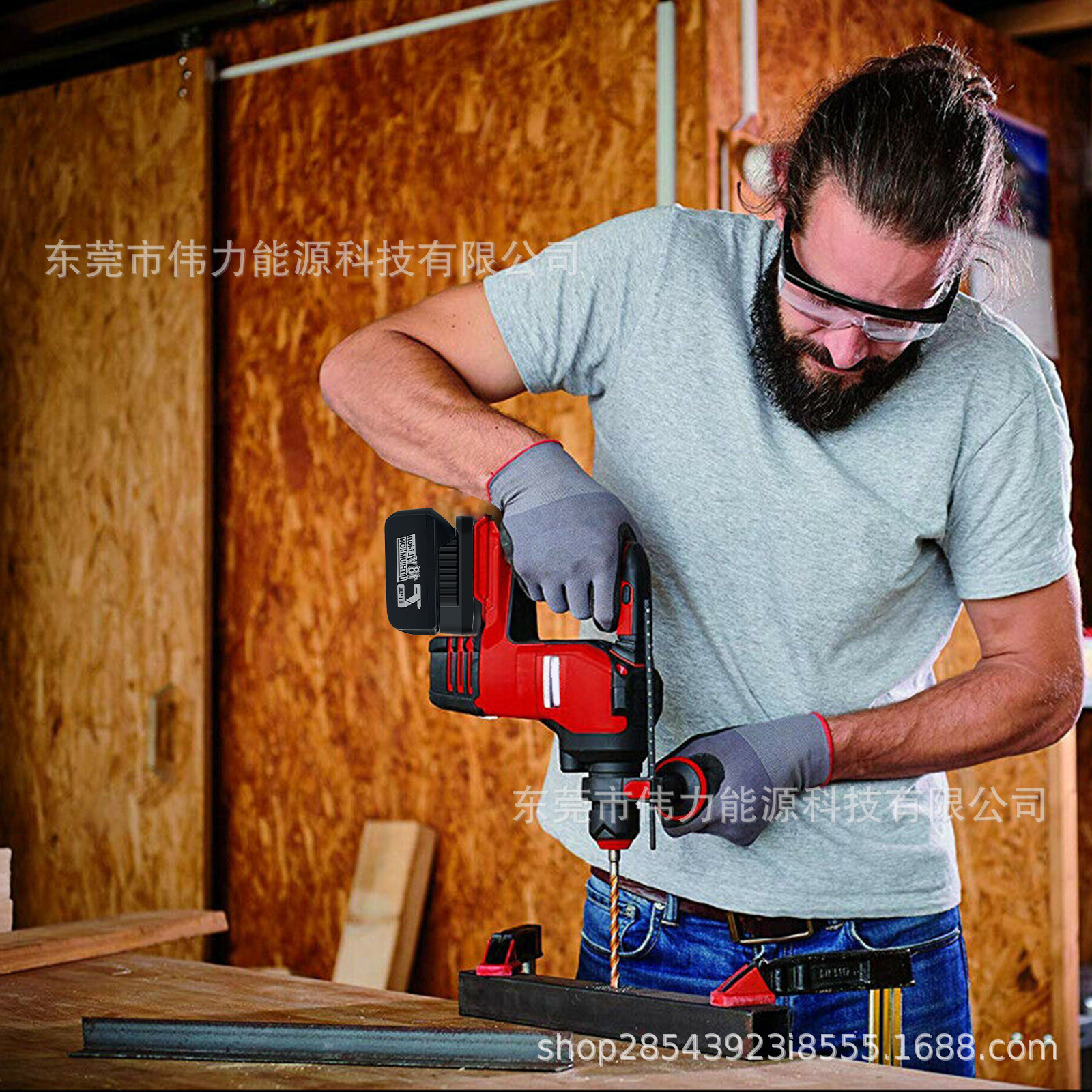 适配牧田德伟米沃奇博士18v锂电池转EIN18V汉斯机器适用欧洲市场-阿里巴巴