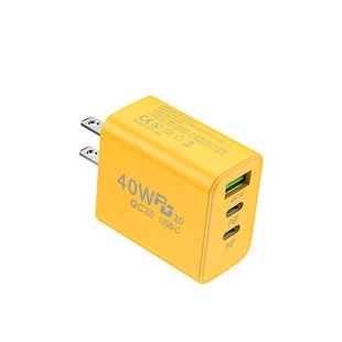USB+双C40W超级快充充电器 适用于苹果智能手机通用多口PD充电头-阿里巴巴