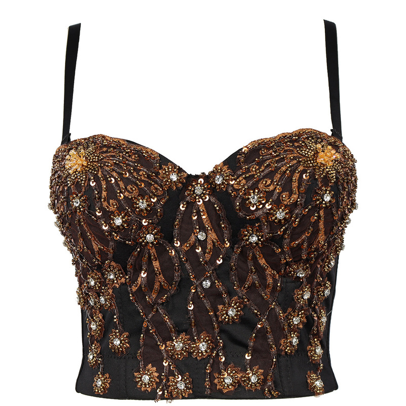 Women girls singer gogo dancers jazz dance bling bra topsWomen girls ...