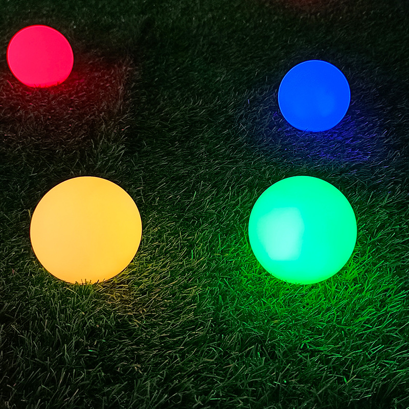 亚马逊led磨砂RGB遥控 夜光水池浮水球 户外防水庭院草地装饰彩灯采购价格、怎么样、行情市场-CCEE选品中心