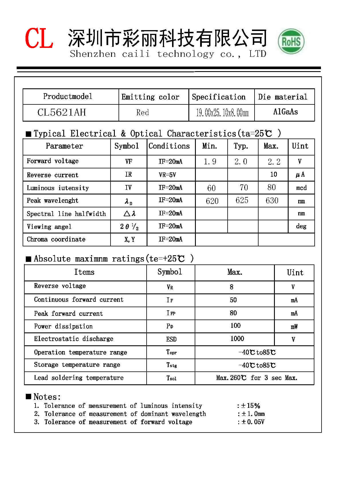 0.56英寸数码管二位共阴红色CL5621AH数码0.56寸2位共阳CL5621BH-阿里巴巴