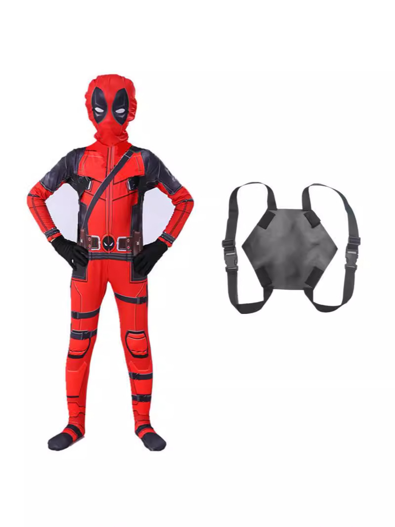死侍3韦德DEADPOOL 万圣节cosplay服饰背带双刀套装-阿里巴巴