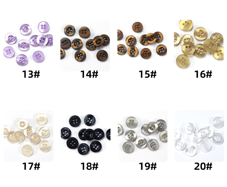 厂家直销彩色圆形衬衫扣子高档树脂纽扣百搭衣服女开衫衬衣袖口装-阿里巴巴