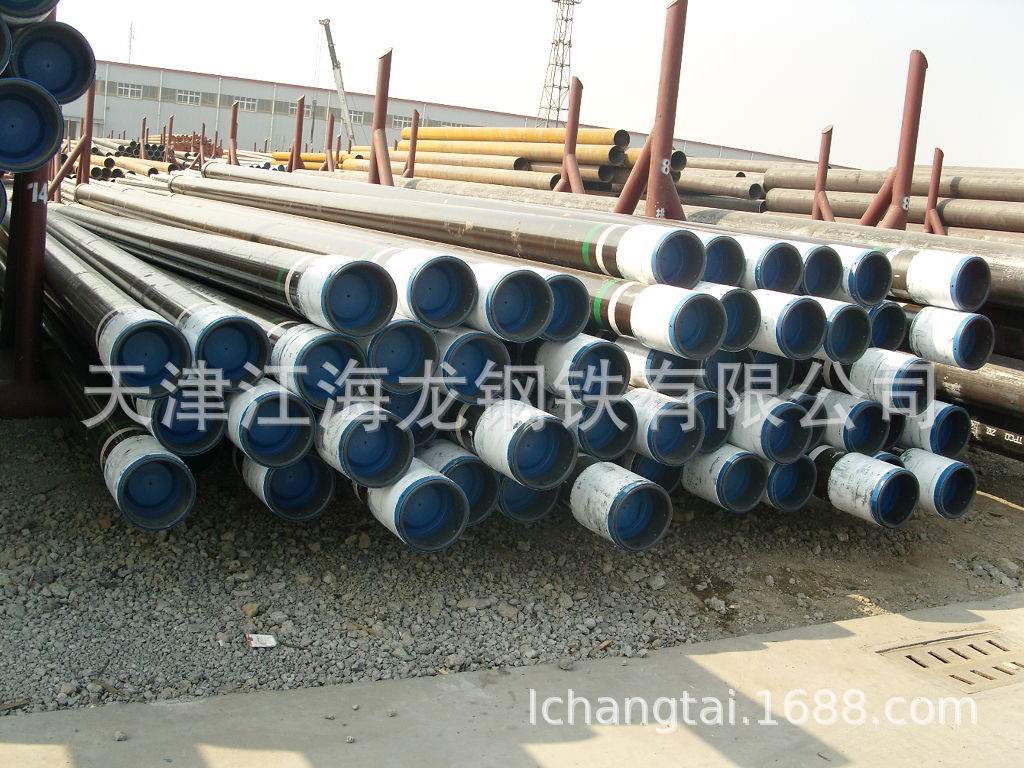 无缝钢管天津石油套管API 5CT J55,K55,N80,L80石油管接箍料-阿里巴巴