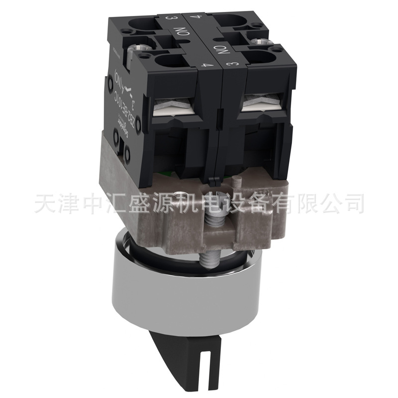 XB2BD53C三档选择开关2NO黑色ZB2BD5C+ZB2BZ103C选择开关-阿里巴巴