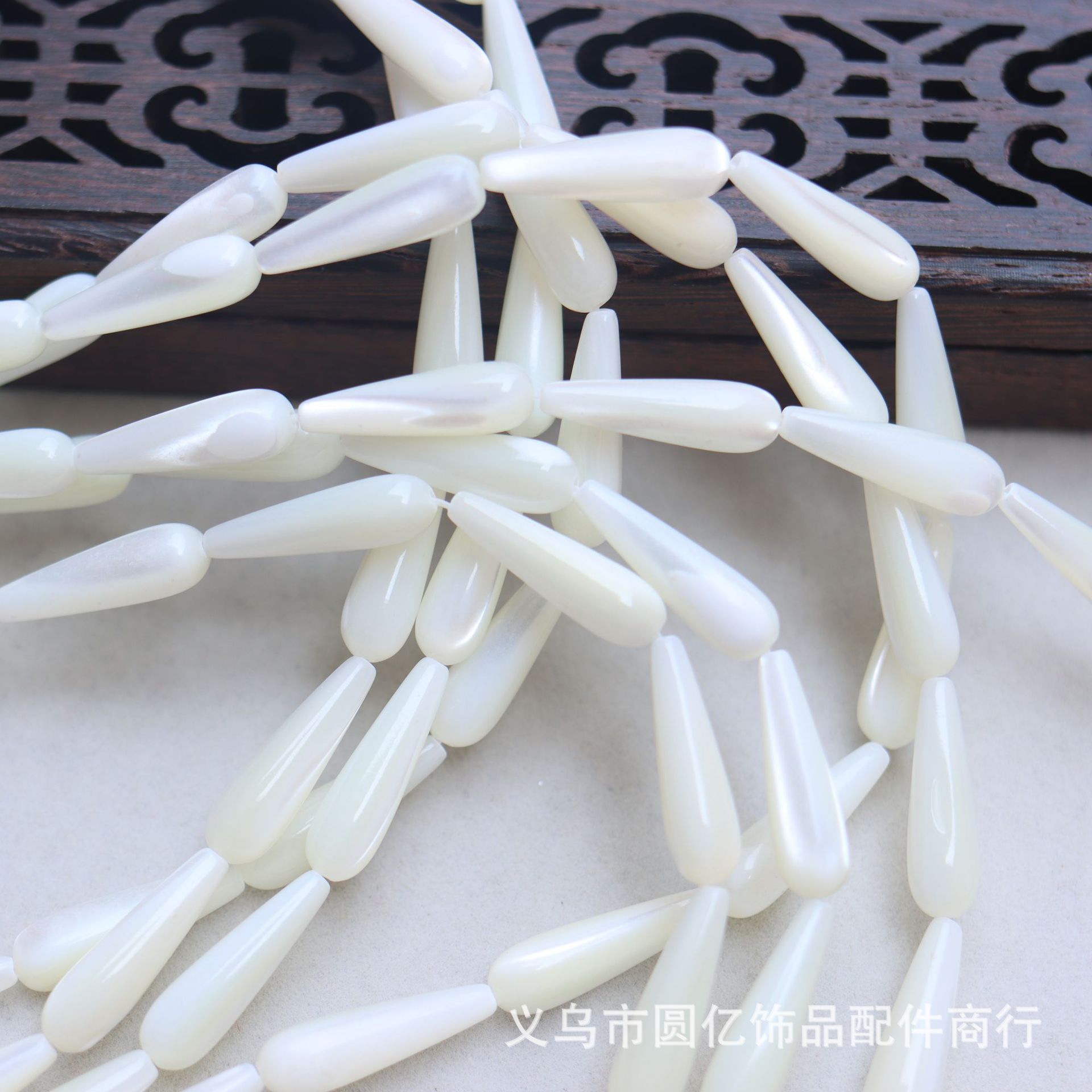 深海白蝶贝6*18mm直孔水滴 散珠DIY手工半成品饰品配件材料批发-阿里巴巴