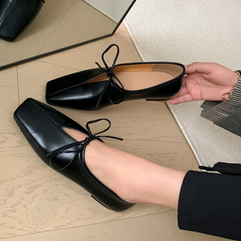 CHIKO Ariel Square Toe Block Heels Pumps Shoes
