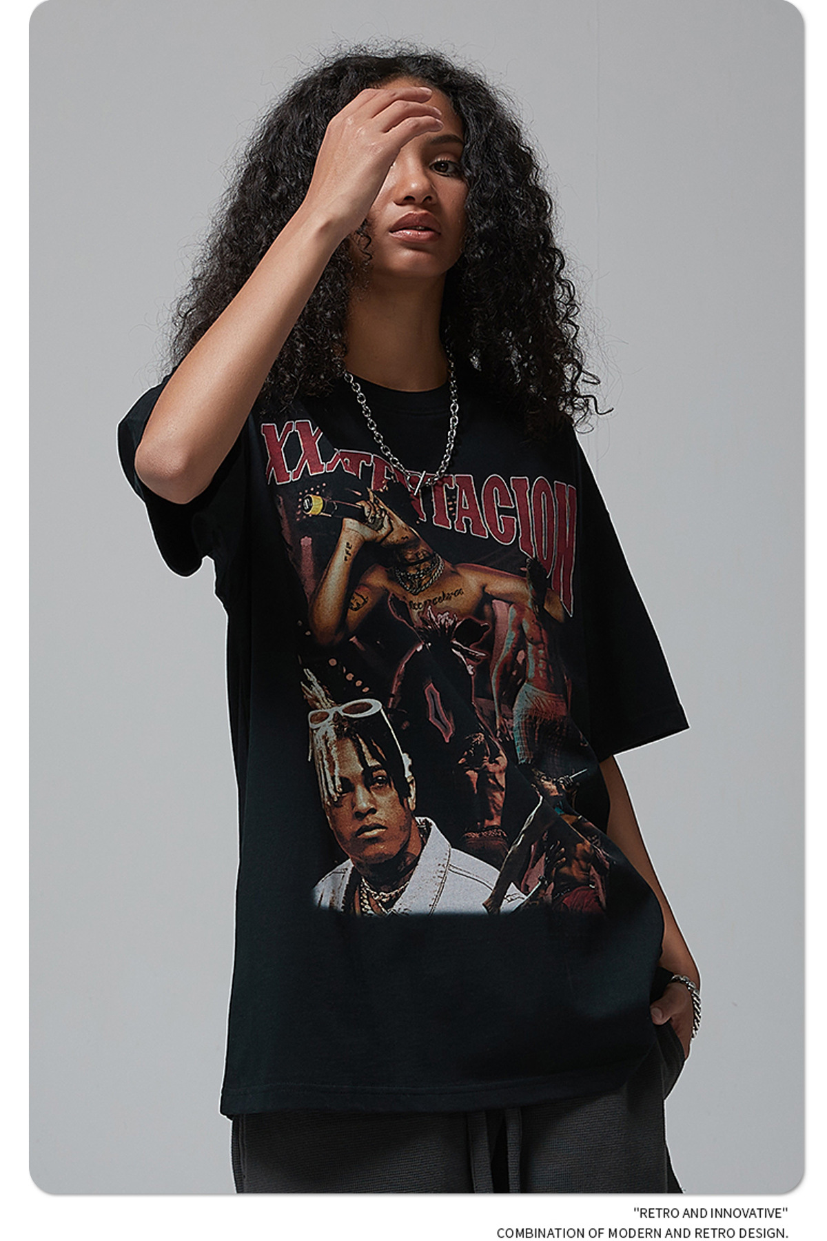 ARTIE男装丨2024新品230g数码印花男士短袖t恤街头潮牌宽松t恤男-阿里巴巴