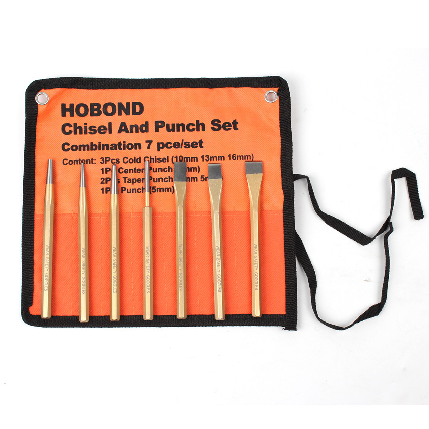 销冲组套IMPA613088冲凿7件套混合装冲凿圆柱冲平头冲中心冲组套-阿里巴巴