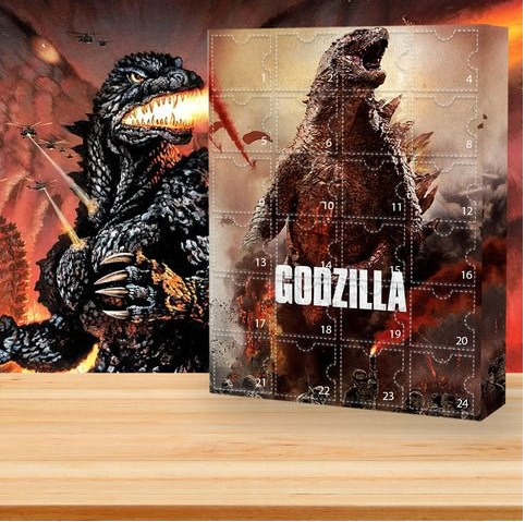 跨境爆款新品Godzilla Advent Calendar哥斯拉降临节日历盲盒玩具-阿里巴巴
