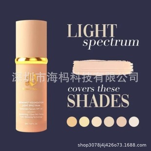 跨境专供Bionic liquid foundation仿生变色遮瑕粉底保湿修护防晒-阿里巴巴