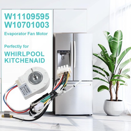W11109595 W10701003蒸发器风扇电机适用惠而浦KitchenAid冰箱12v-阿里巴巴