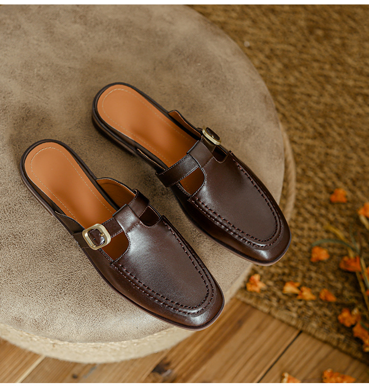 CHIKO Rita Square Toe Block Heels Clogs/Mules Shoes