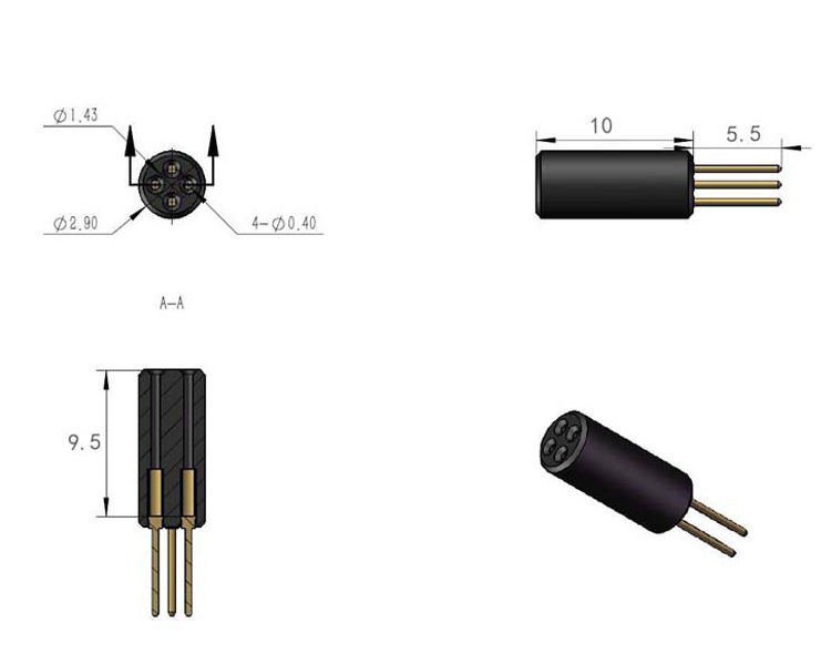3脚TO56检测LD老化连接插座 4脚TO38激光二极管测试座 5脚TO46-阿里巴巴