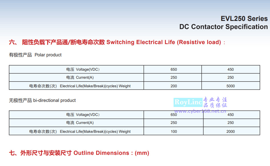 900V 250A EVL250-HAD线圈9V-36V带辅助反馈充电桩高压直流继电器-阿里巴巴