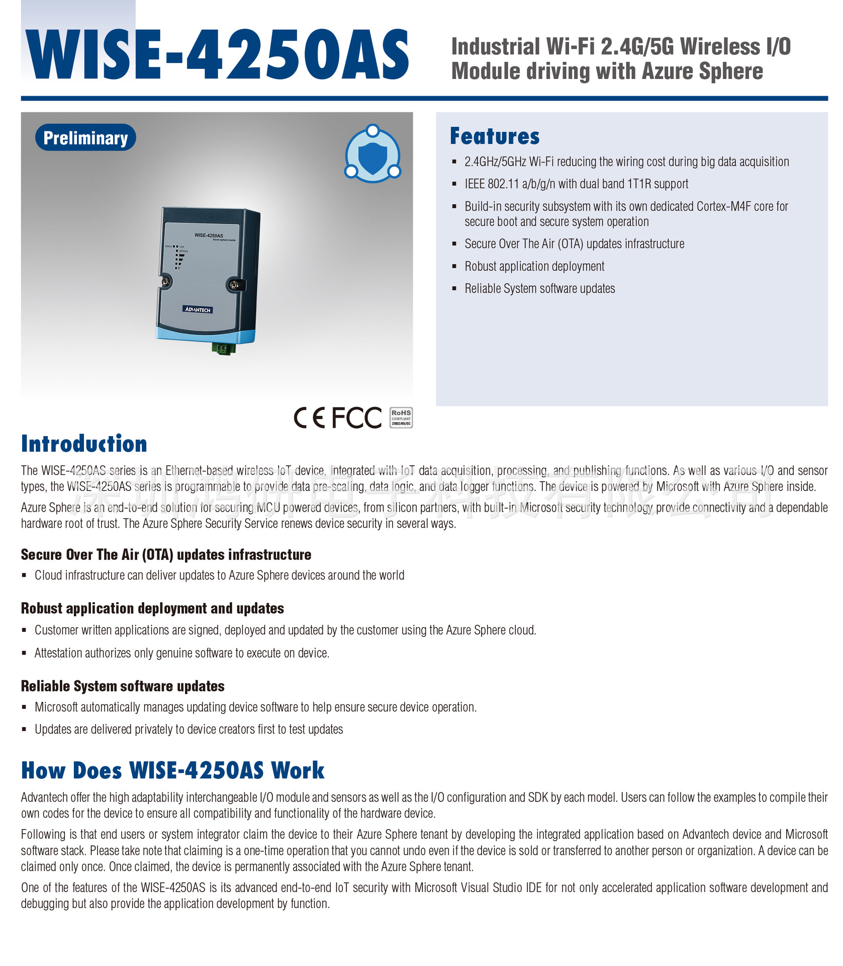 研华无线IO模块WISE-4250AS/4220/4012/4050/4060物联网以太网AP-阿里巴巴