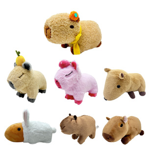 跨境新品Amuse Capybara Mochi Plush 水豚鼠毛绒玩具玩偶公仔-阿里巴巴