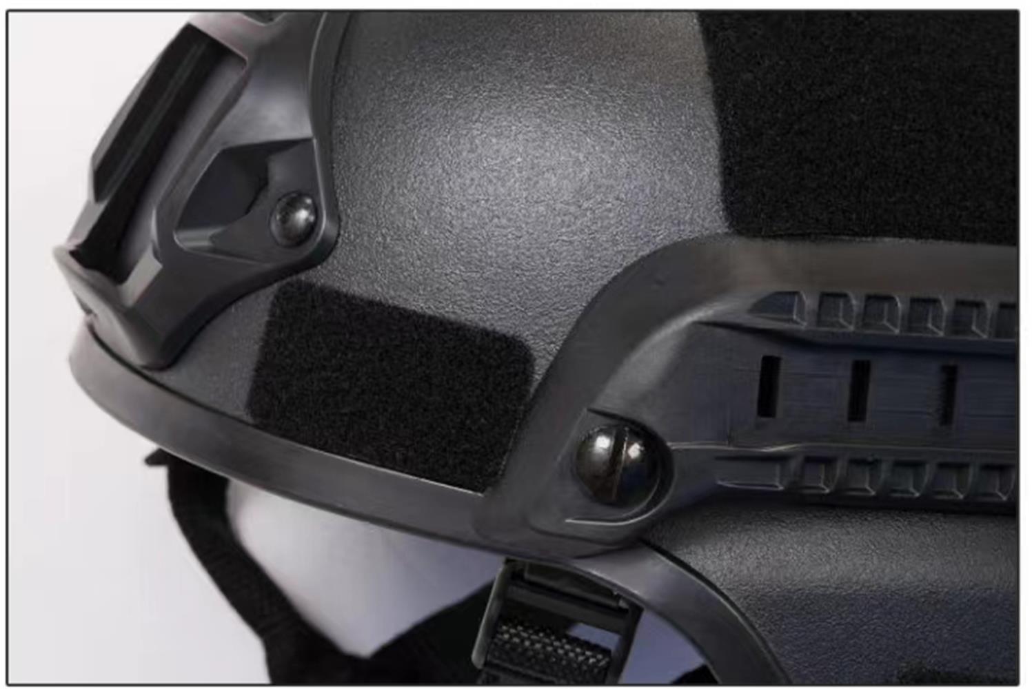 米奇2000简易行动版战术导轨头盔 轻量化野外CS防暴训练执勤盔-阿里巴巴