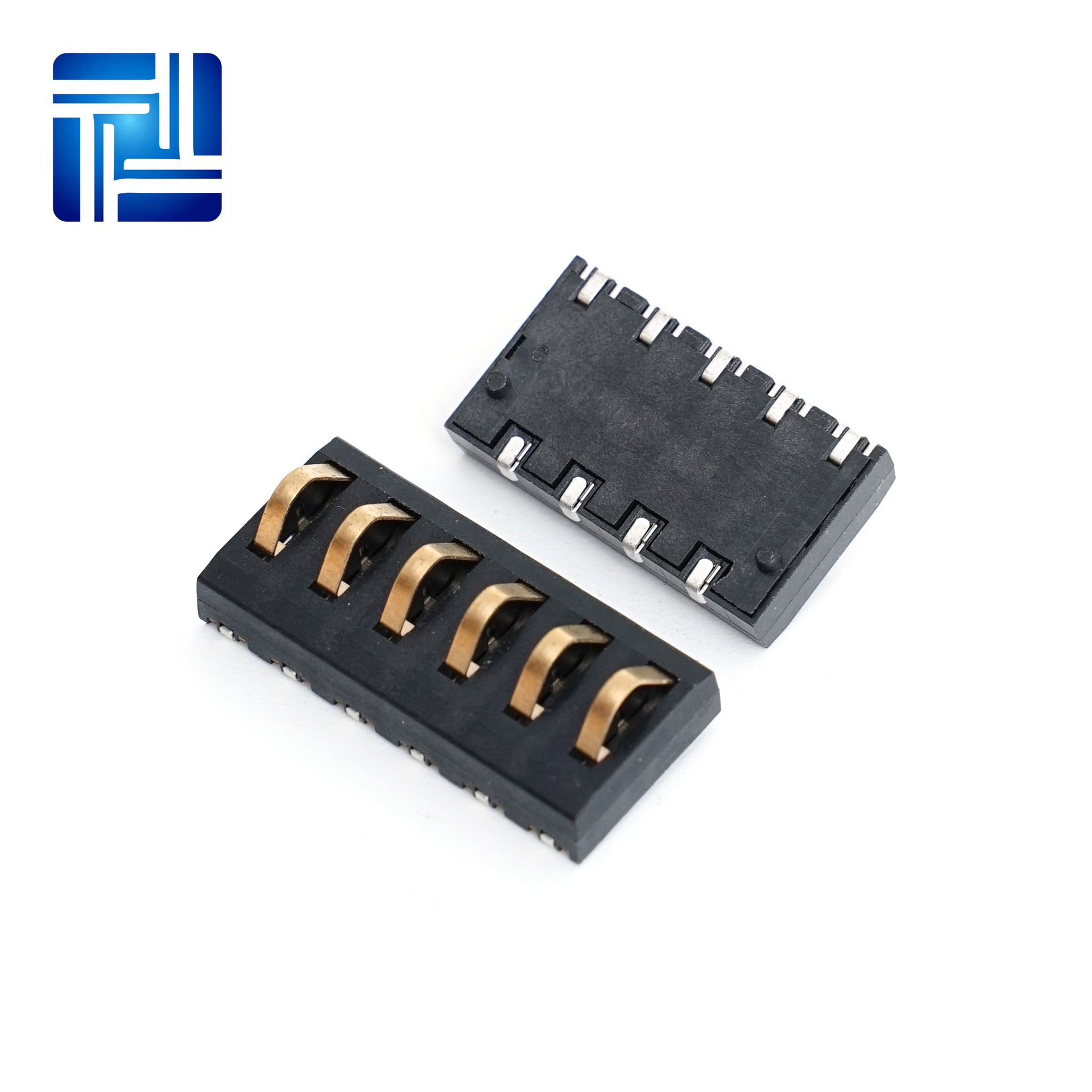 镀金 2P-6P 4.0PH矩形连接器，电源连接弹片 4.0mm-阿里巴巴