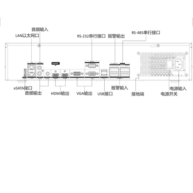 DS-8664N-I9-V3 海康威视9盘位NVR网络硬盘录像机DS-86128N-I9-V3-阿里巴巴